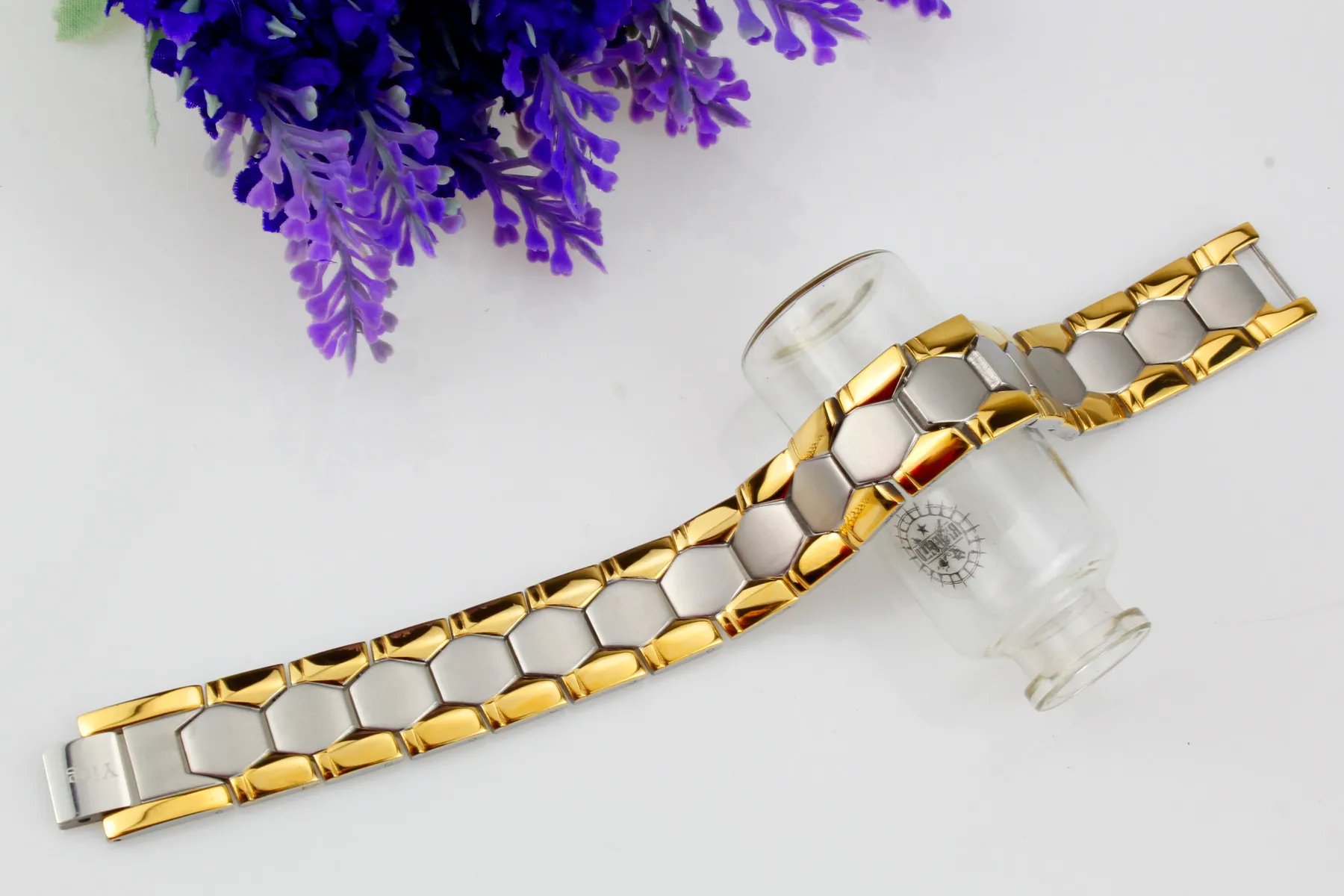 Magnetic Bracelets For Men, Wide Band Energy Health Bracelet, Stainless ...