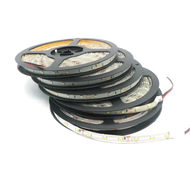 LED Strip Lights 3528 SMD مرنة الصمام الثنائي الشريط المقاوم للماء 5M 300 DC 12V LED ضوء المنزل ...