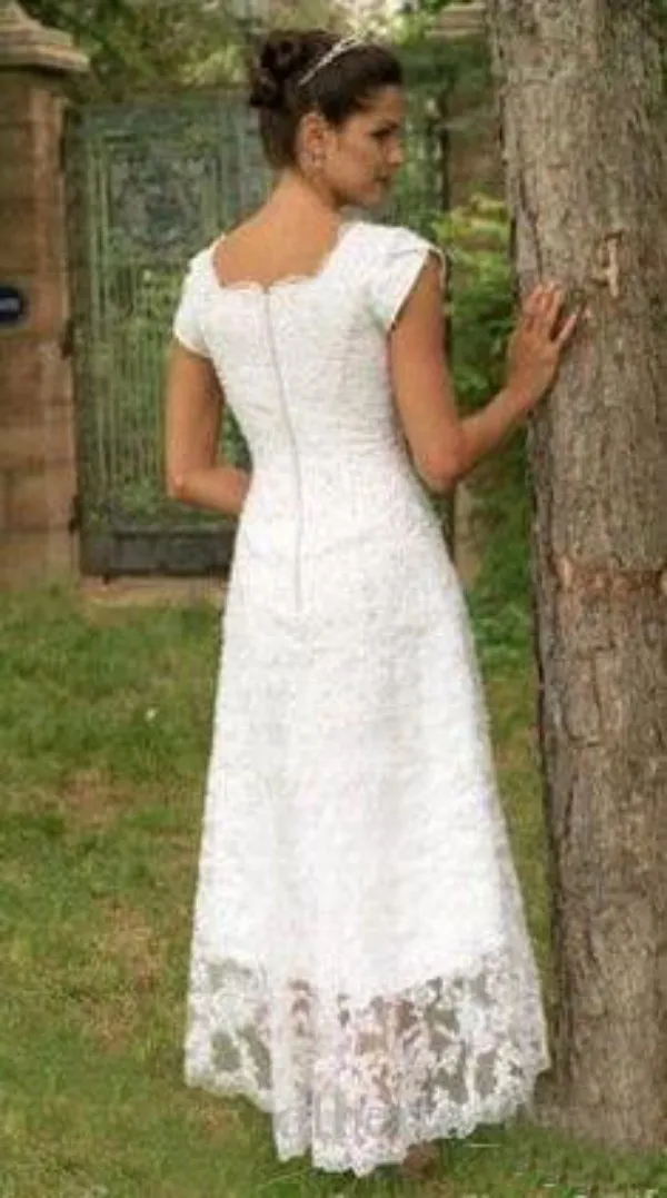 Robe De Mariée Hi Bas: Robe Nuptiale Du Jardin Coiffé De Style Country ...