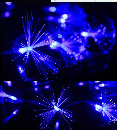 10M Fiber Optic String Diff Lights With 100 LEDs For Christmas Tree ...