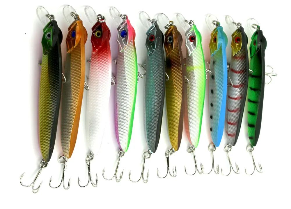 DHgate.com:HENGJIA Minnow Bass Fishing Lures 10mm Salt water Freshwater ...