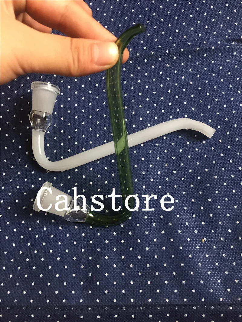 Attachments For Bongs: Colorful Pink And Green J Hook Adapter 18mm/14mm ...