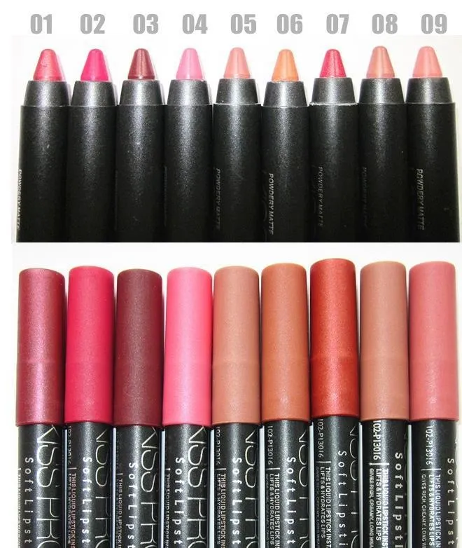 Menow Waterproof Lipsticks Matte Finish Soft Lip Crayons, Long Lasting ...