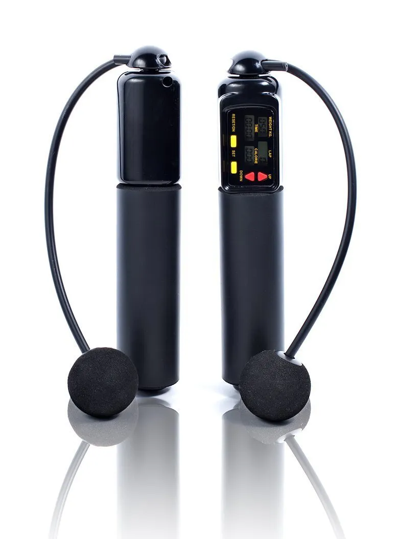 Digital Jump Ropes Wireless Cordless Jumping Rope With Calorie And Jump ...