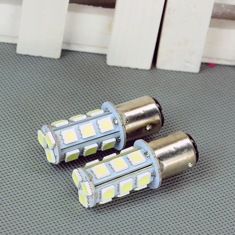 Universal LED Car Bulbs - T25, S25, 1157, BA15S - Bright White 12V ...