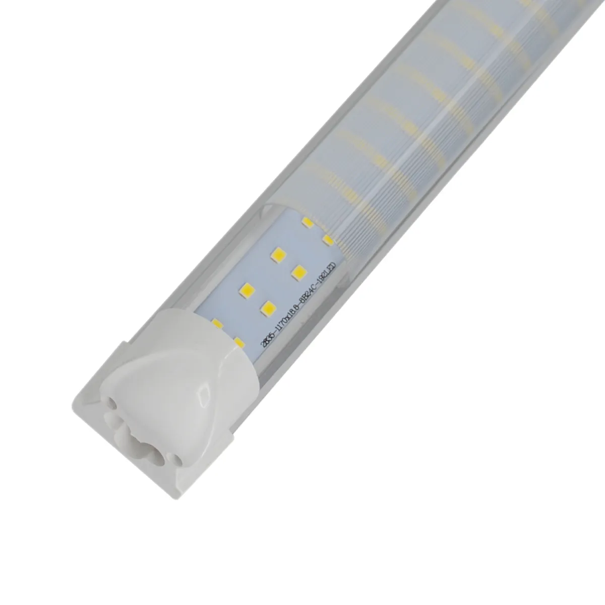 8 Foot LED Bulbs: 8FT T8 Double Row Integrated LED Light 65W/72W 7200LM ...