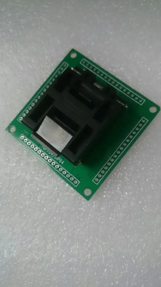 DHgate.com:5mm Pitch 64-Pin QFP IC Socket, TQFP64/DIP64PIN-0.5 ...