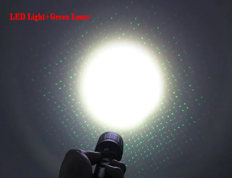 Waterproof 5mW 532nm Green Laser Pointer Hybrid LED... From Super ...