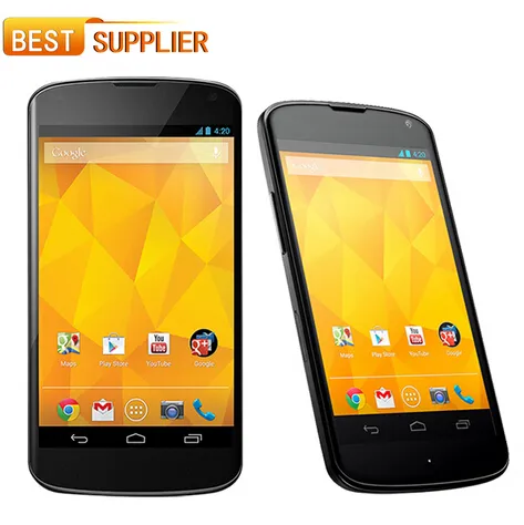 2016 LG Nexus 4 E960 3G Phone With 16GB ROM 2GB RAM 8MP Camera 4.7 Quad ...