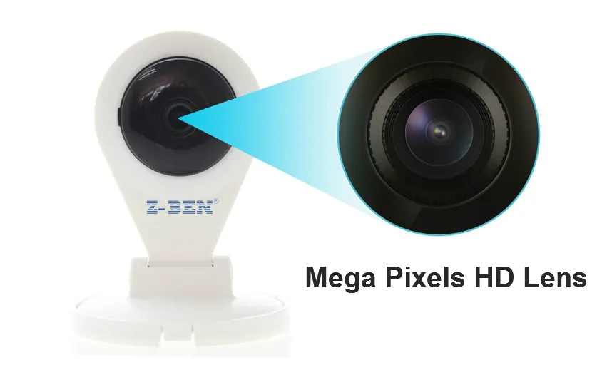 Z BEN 720P HD Mini Wifi IP Camera IPBH05 Night Vision Plug And Play ...