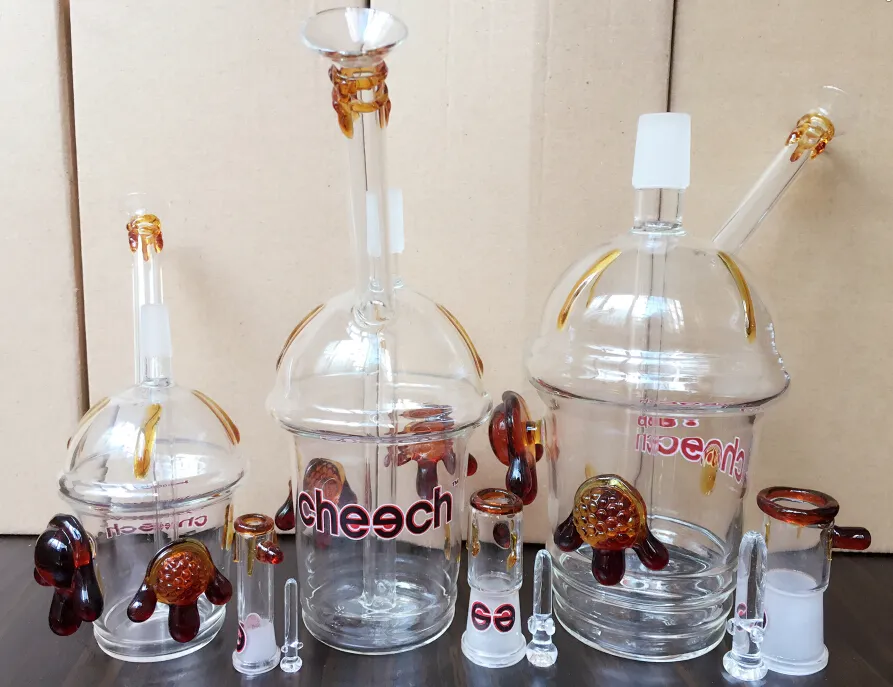 Wholesale Cheech Glass Dabuccino Rig Mini Hookah Bong With Sandblasted ...