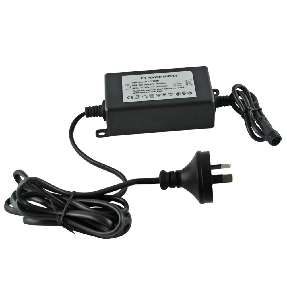 DHgate.com:12V 30W LED Driver Power Supply, LED Light Transformer, EU ...