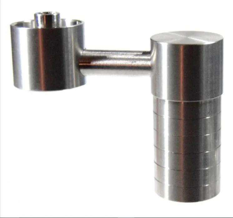 Domeless Titanium Nail Buffer Block With Silika Side Arm 14&19 Male ...