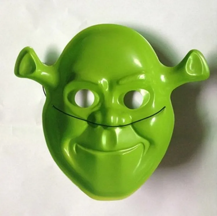Shrek Halloween Cosplay Mask Eco Friendly PVC Makeup For Kids And ...