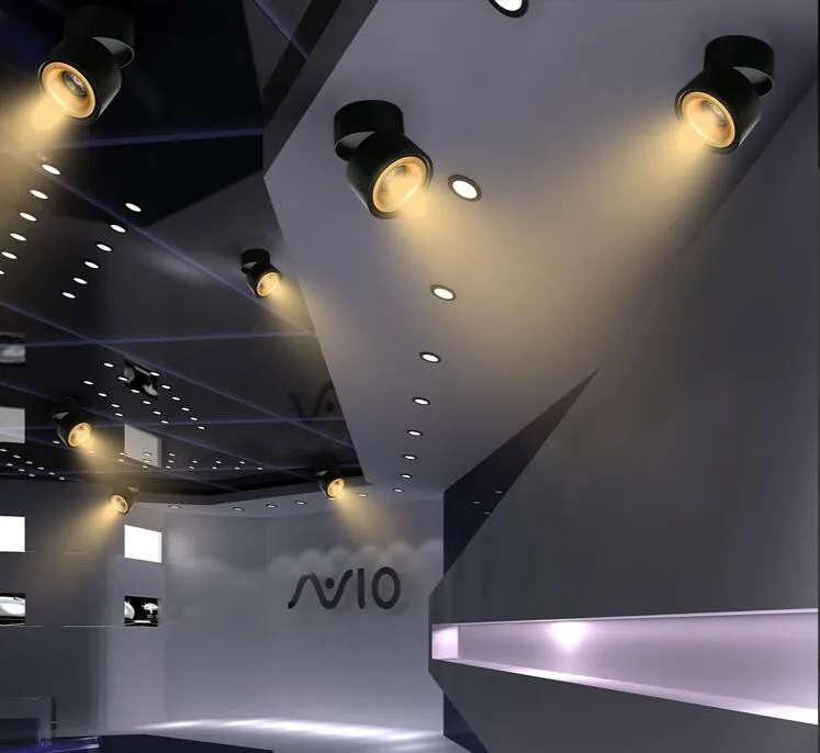 Adjustable LED Downlight Lamp For Shop, Ceiling, And Track Lighting ...