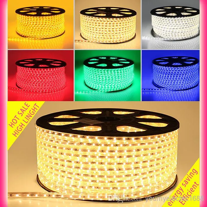 DHgate.com:30M SMD 5050 LED Strip Lights, Warm White/White, Waterproof ...