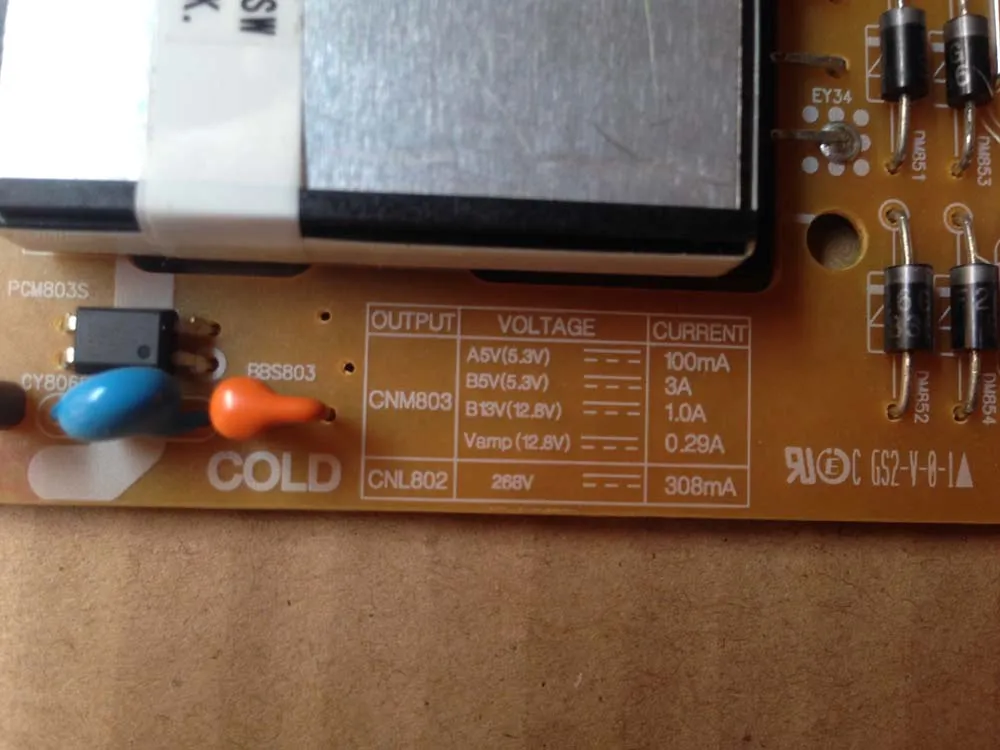 BN44 00473A Tablero De Alimentación Para Samsung UA40D5003BR ...