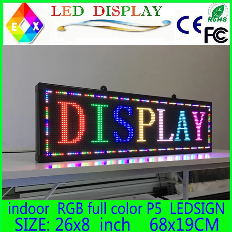 DHgate.com:Type: P5 Full-Color Indoor LED Sign | Scrolling Message ...