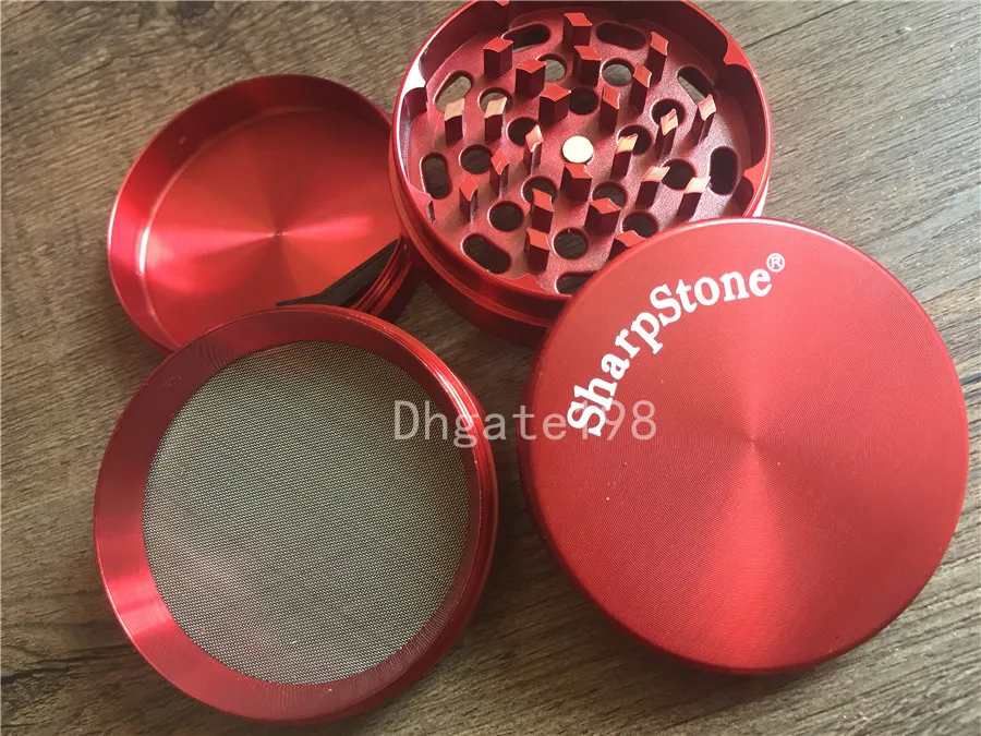 DHgate.com:4-Piece 55mm 63mm Herb Grinder w/ Sharp Stone Teeth & Hard ...