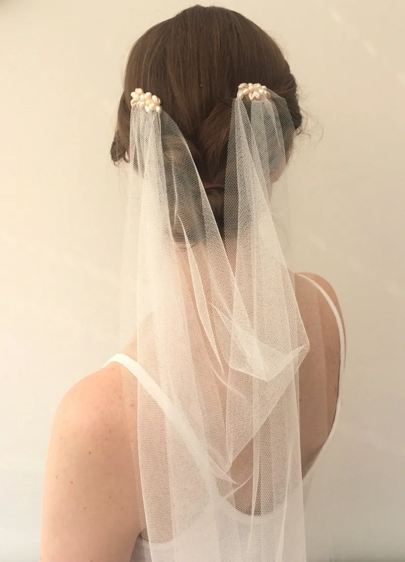 Pearl Drape Wedding Veils 1920s Vintage Style... From Graceful_ladies ...