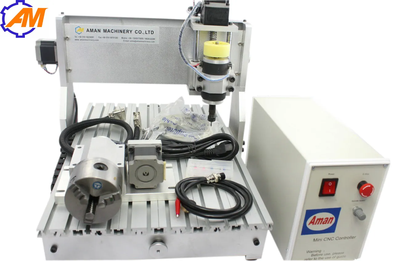 CNC Engraving Machine: 4 Axis 3D Scanner CNC Rooter Machinery AM 3020 ...