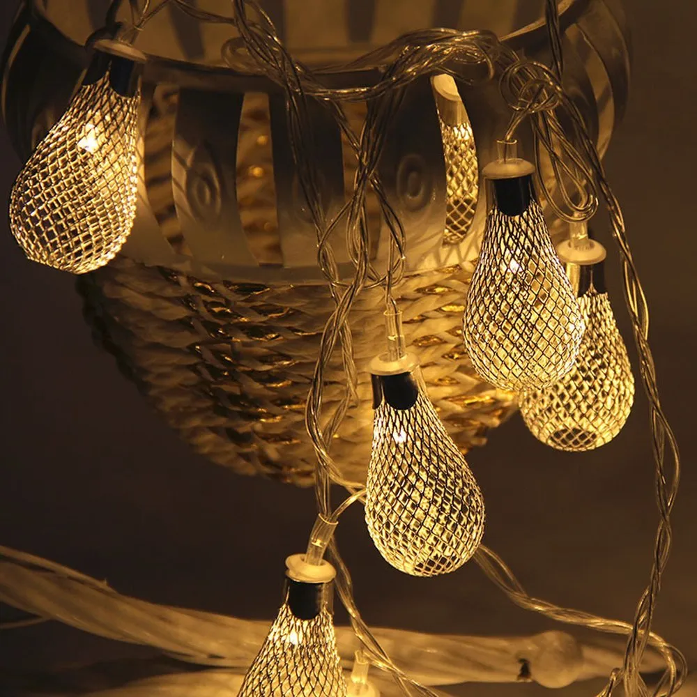 Golden Drip Mini Bulb String Lights For Indoor Decoration, Weddings ...