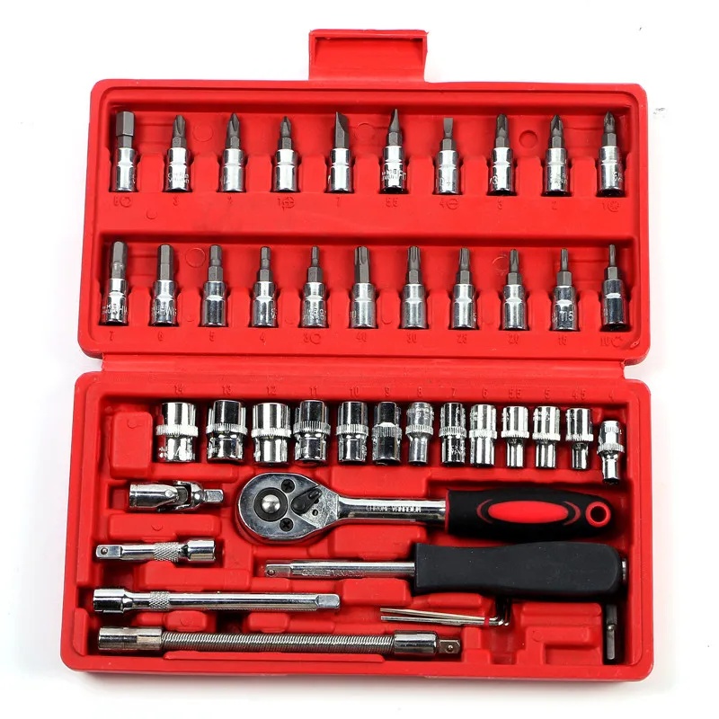 Ratchet Wrench Box Spanner Socket Set Set With Manual Sleeve For ...