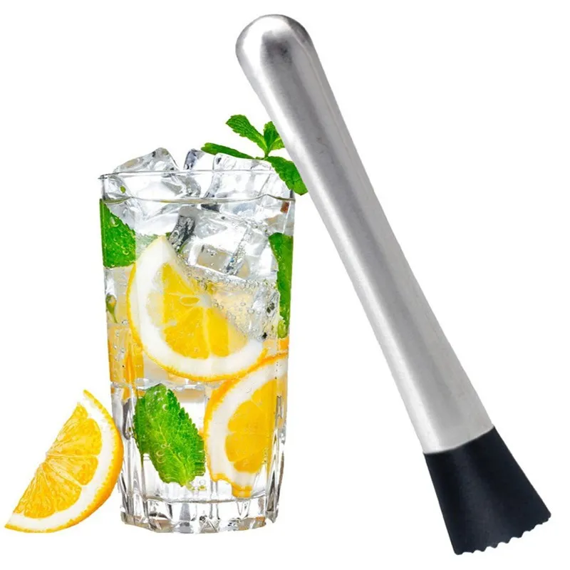 Stainless Steel Mojito Cocktail Muddler With Crushed Ice Barware ...