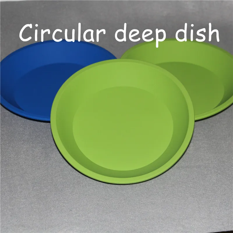 Silicon Deep Dish Round Silicone Pan 8 Inch Non Stick Container For ...