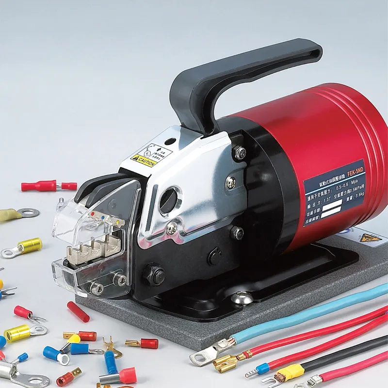 Electrical Crimp Terminals Pneumatic Wire Terminal Crimper, Cold Clamp ...