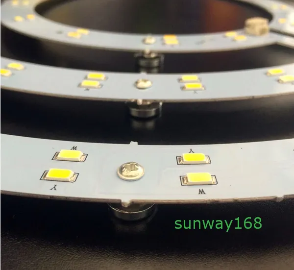 LED Circle Panel Light Round Ceiling Lamp With SMD 5730 LEDs 10W To 24W ...