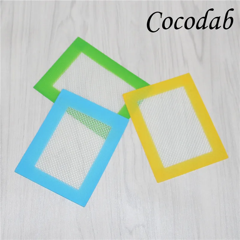 1411 5cm Dabber Sheets Bho Concentrates Wax Nonstick Pad Silicone Mats ...