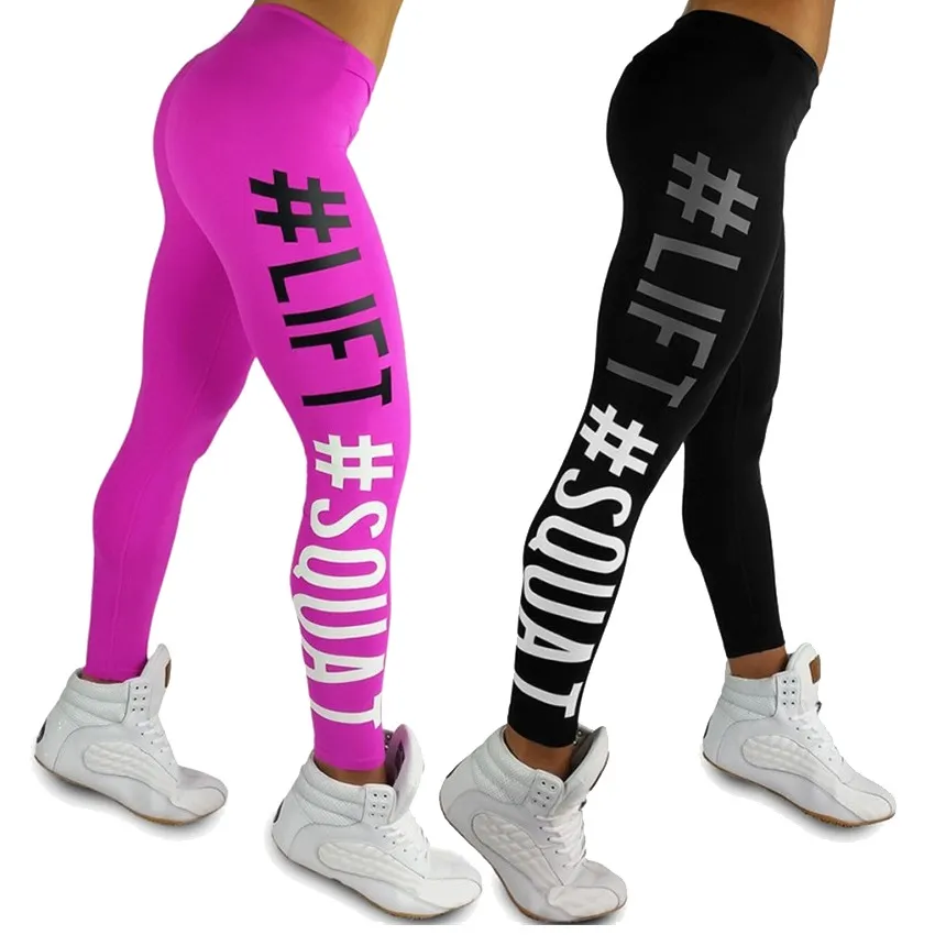 Women Sport Sex Yoga Leggings Lift And Squat Leggins Elastic Tight Fitting Pants Slim Fitness