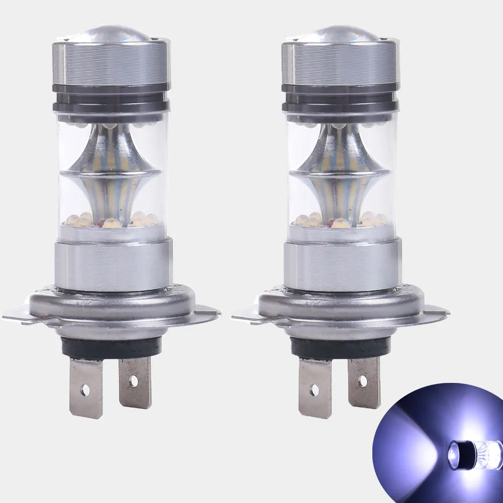 H7 HID BOLB CONVERSIÓN: 100W Bulbo De Bombilla De Automóvil LED De 12 V ...