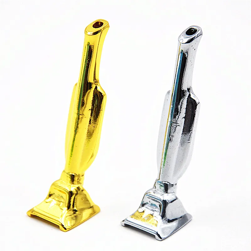 Durable Metal Pipes: Snuff Snorter Sniff Dispenser Nasal Smoking Pipe ...