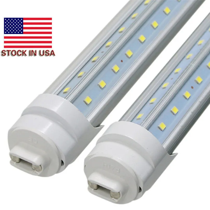 8ft V Shaped T8 Led Tubes 6ft With Single Pin FA8 R17D, Double Sided ...