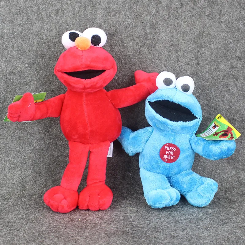 23cm Sesame Street Elmo Cookie Ernie Bert Stuffed Plush Doll Soft Toys ...
