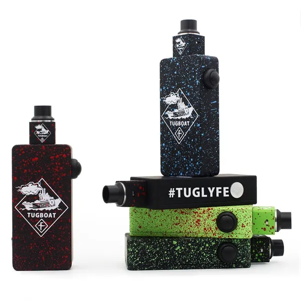 New Tugboat Box Mod Start Kit With Colorful Tugboat Cubed RDA ...