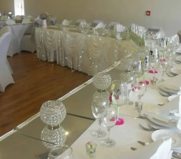 8 cm diameter silver iron chrome metal candle holder with stand for ...