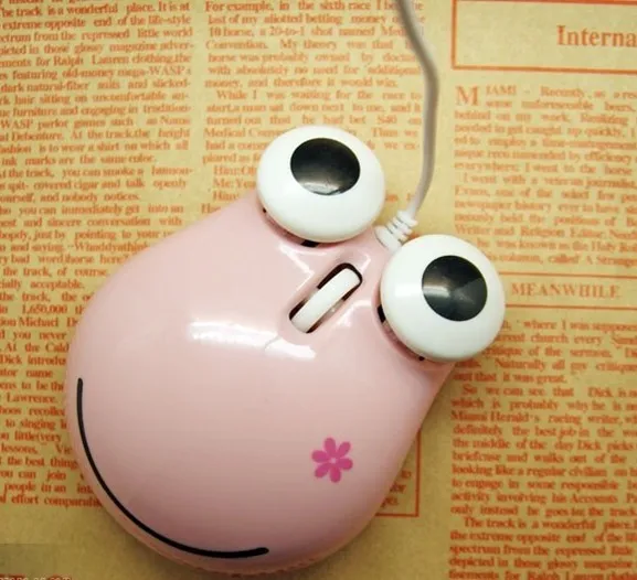 Cute Frog Mouse For Computer 3D Cartoon Wired Optical Mouse | Unique ...