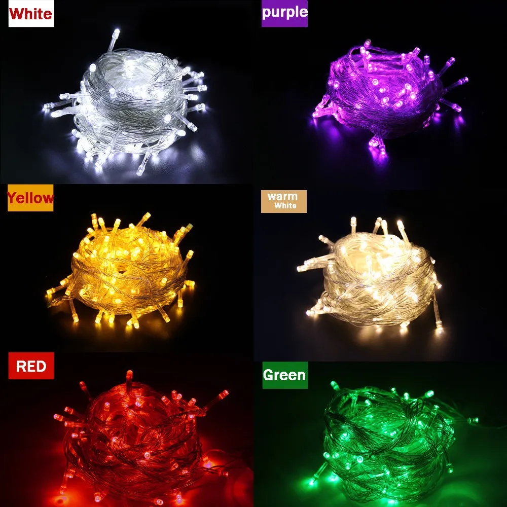 Merry Christmas Crazy Selling 10M 100 LED String Decoration Light 110V ...