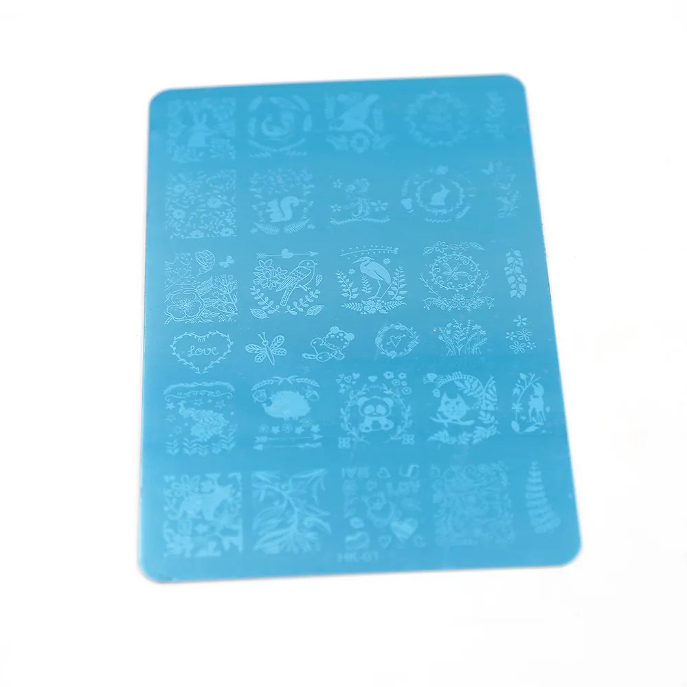 Premium Nail Art Stamp Plate Set - 11 Unique Designs for DIY Manicures ...