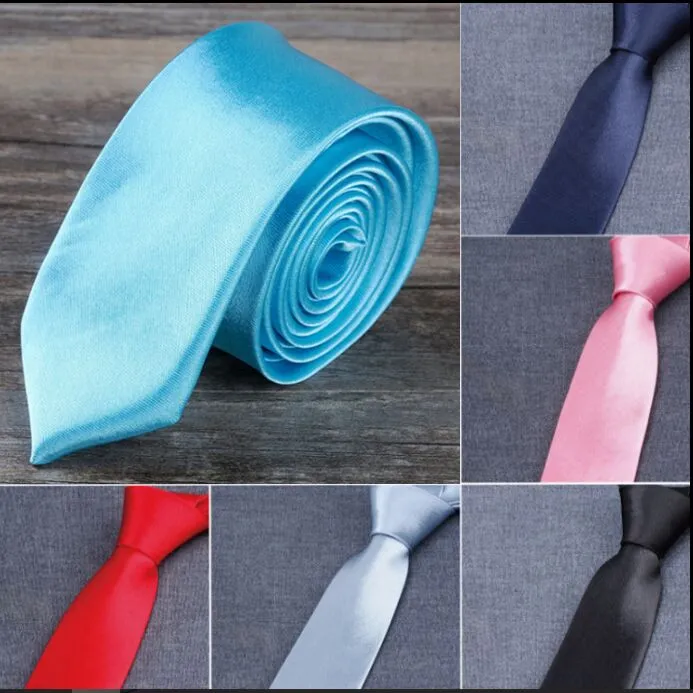 Hot Solid Necktie: 1455cm, Men's Narrow Neck Tie, Leisure Arrow Style ...