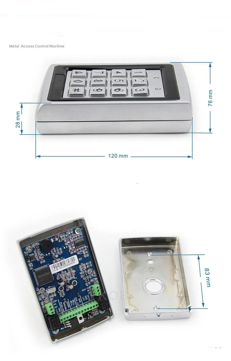 Heavy-Duty RFID Access Control Keypad - Anti-Smash, Waterproof Door ...