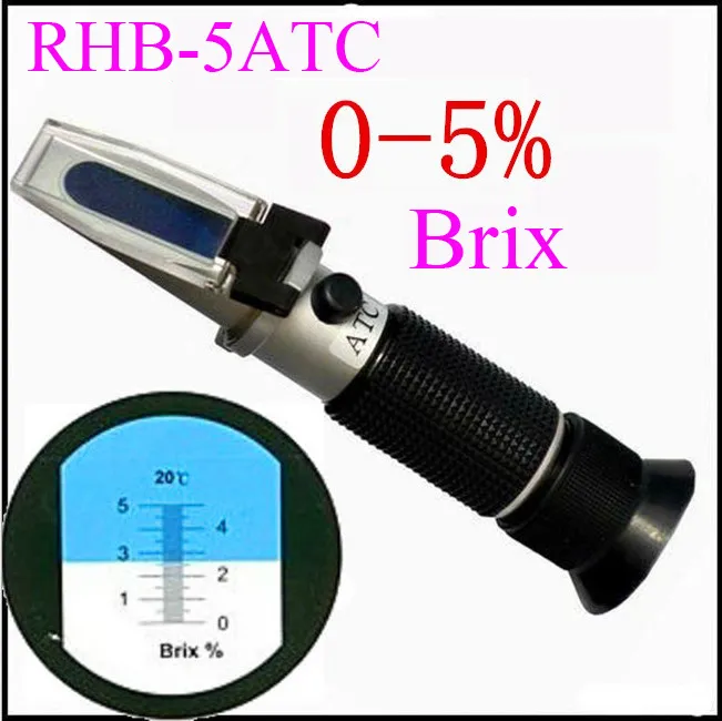 DHgate.com:RHB-5ATC Brix Refractometer with Hard Case for Sugar ...