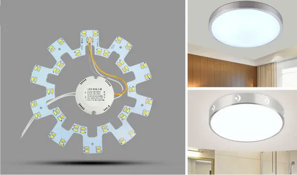 LED Circle Panel Light: 12W/18W/24W Round Ceiling Lamp, SMD 5730 LED ...