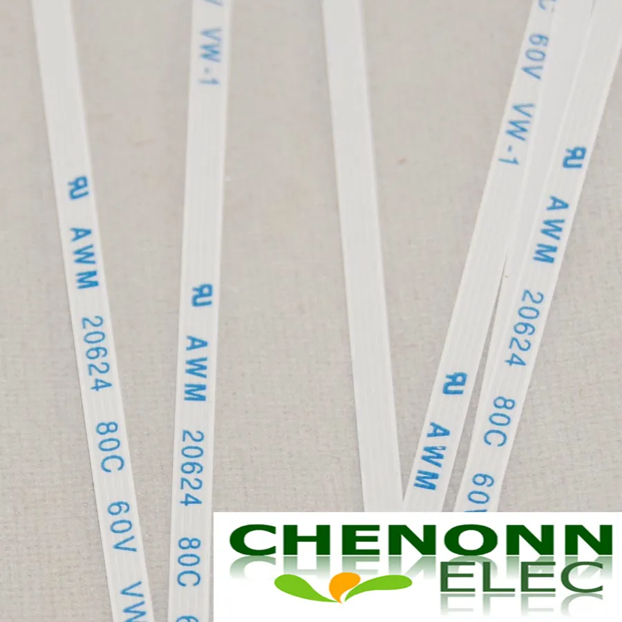 Wires & Cables 4-Pin 0.5mm Pitch FFC FPC Type A 200mm Length Flat Flex ...