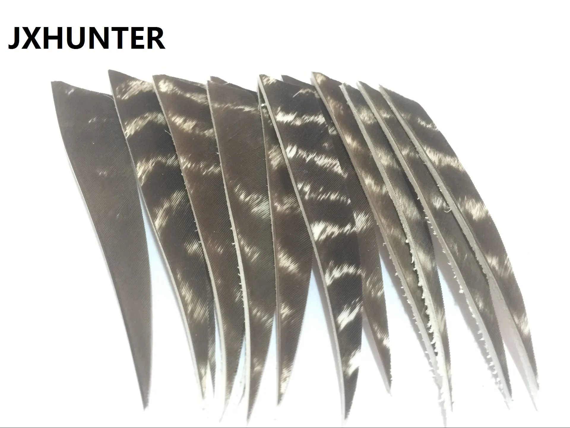 60 Pk Archery Hunting 4 Inches Natural Turkey Barred Feathers Arrow ...