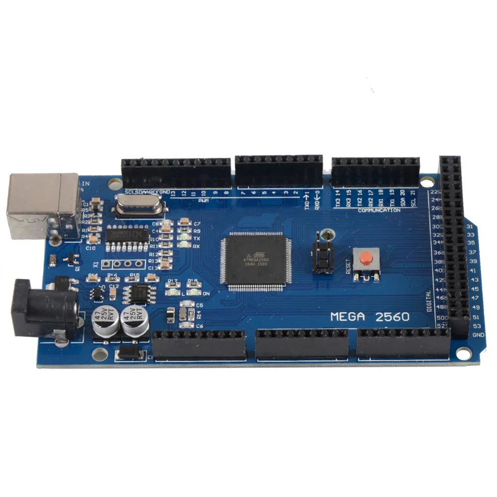 Arduino ATmega2560 16AU CH340G MEGA 2560 R3 Board With USB Cable For Electronics Projects ...