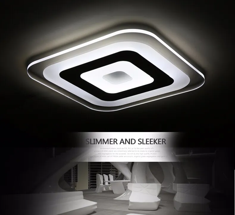 Minimalist Ultrathin LED Ceiling Led Ceiling Lamp For Modern Living ...